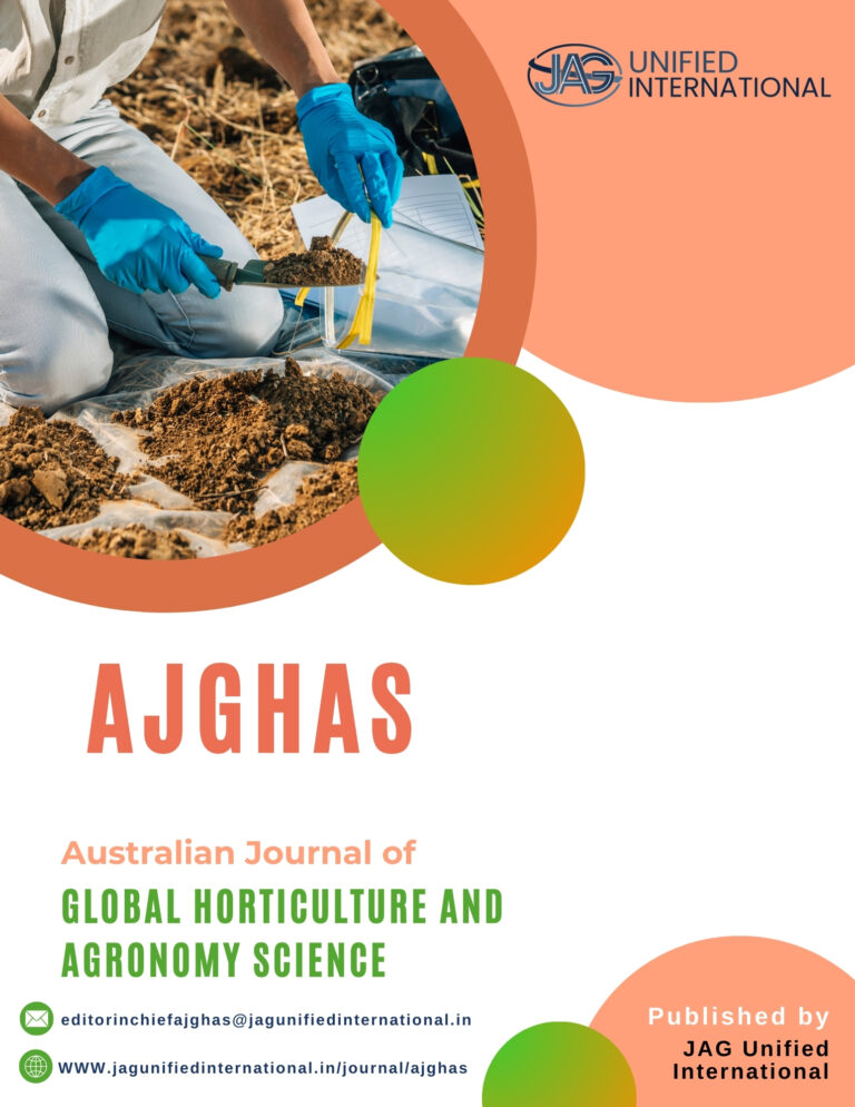 Australian Journal of Global Horticulture and Agronomy science – JAG ...